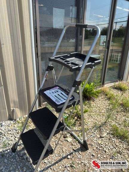 Fold out tri step stool - SCHULTIS & SON, INC.