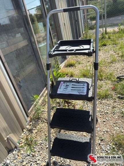 Fold out tri step stool - SCHULTIS & SON, INC.