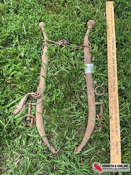 Matching horse hames, cast iron knobs - SCHULTIS & SON, INC.