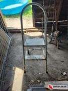 Six foot aluminum step ladder, small ladder - SCHULTIS & SON, INC.