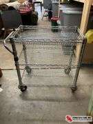 Large wire cart on wheels - SCHULTIS & SON, INC.