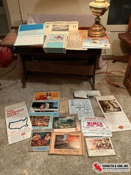 Wilber NE local vintage calendars - SCHULTIS & SON, INC.