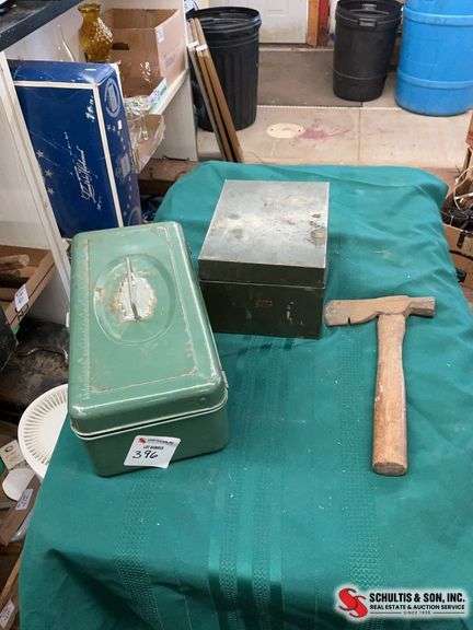 Union utility chest with keys, file box, hatchet - SCHULTIS & SON, INC.