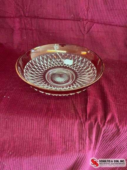 Ruby flash diamond point bowl - SCHULTIS & SON, INC.