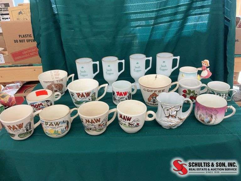 Ma and Pa coffee mugs- Irish coffee mugs- etc - SCHULTIS & SON, INC.