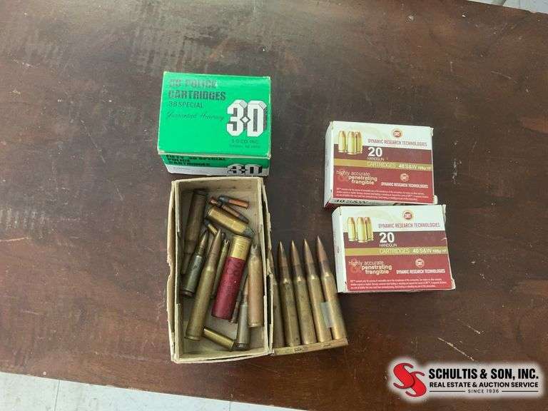 38 police special bullets cartridges DRT 40 - SCHULTIS & SON, INC.