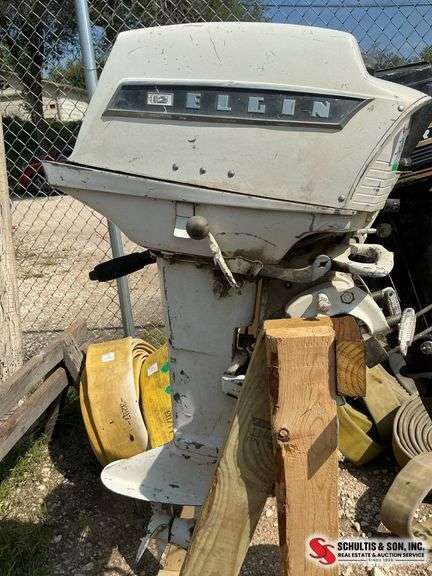 Antique Elgin Outboard Motor - SCHULTIS & SON, INC.