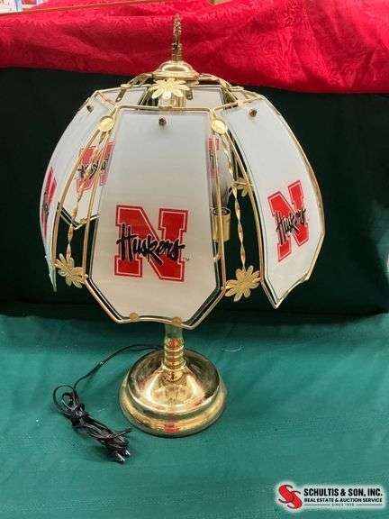 Nebraska Huskers Lamp - SCHULTIS & SON, INC.