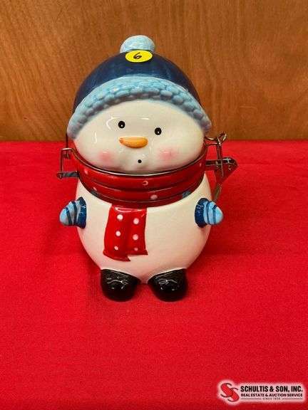 Snowman Cookie Jar Duo - SCHULTIS & SON, INC.