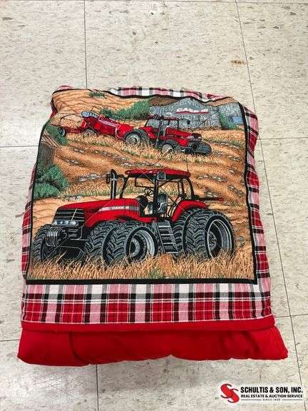 Tractor-Themed Throw Pillow - SCHULTIS & SON, INC.