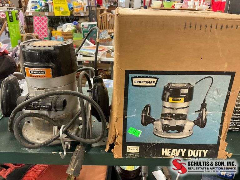 Craftsman Heavy Duty Router - SCHULTIS & SON, INC.