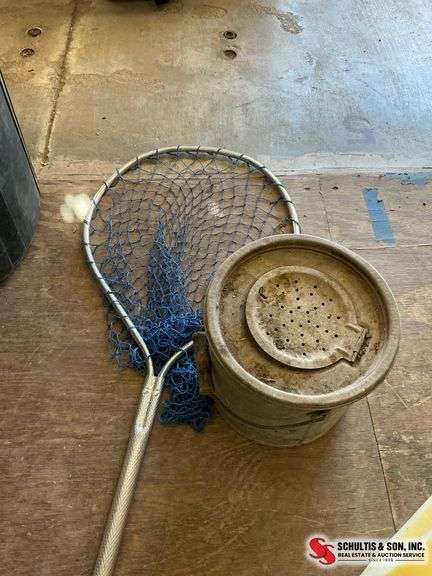 Fishing Net and Bait Bucket - SCHULTIS & SON, INC.