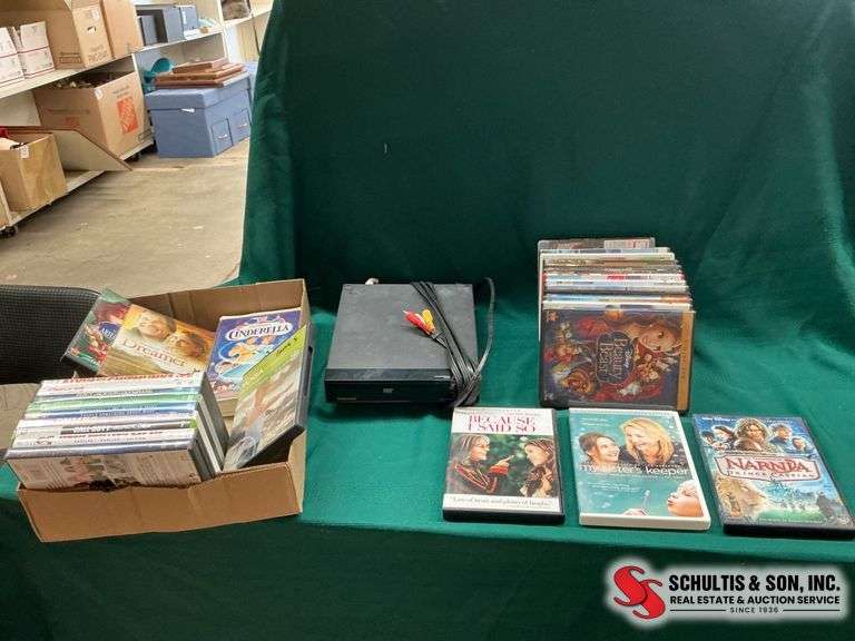 DVD Player With DVDs - SCHULTIS & SON, INC.