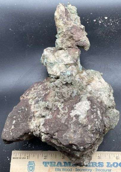 6lb 13.2oz Michigan Native Copper & Datolite - Sherwood Auctions