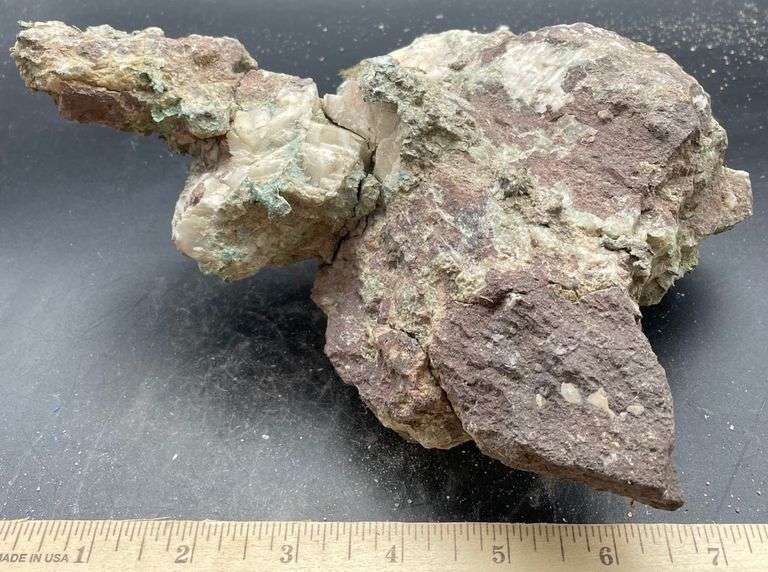 6lb 13.2oz Michigan Native Copper & Datolite - Sherwood Auctions