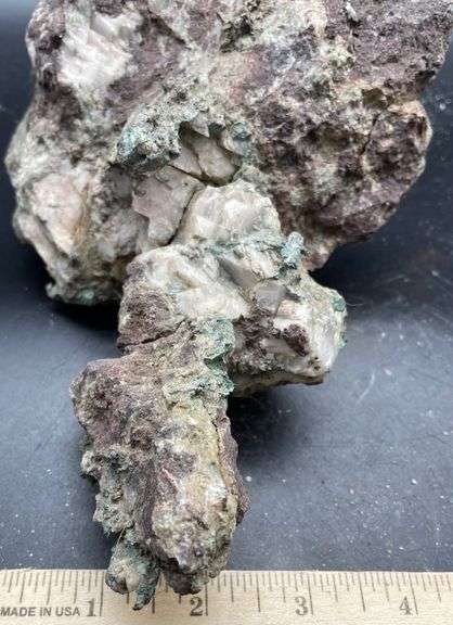 6lb 13.2oz Michigan Native Copper & Datolite - Sherwood Auctions