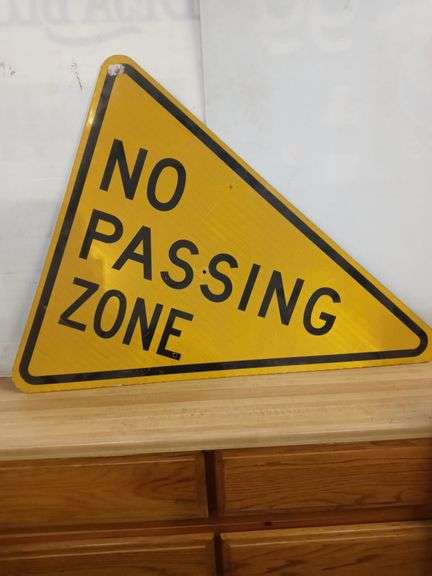 No Passing Sign - Sherwood Auctions