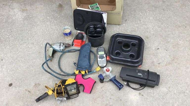 Garden Items, Garage Light, Tent Stakes, Shredder Top, Label Maker ...