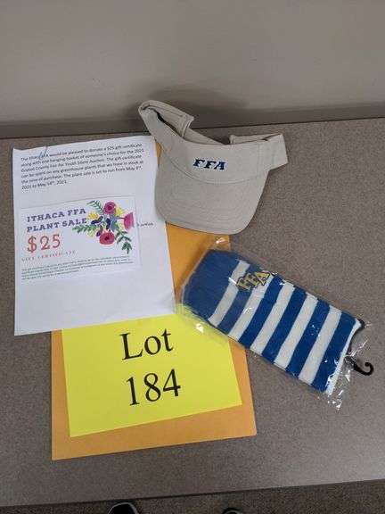 $25.00 Gift Certificate to the Ithaca FFA Greenhouse - Sherwood Auctions