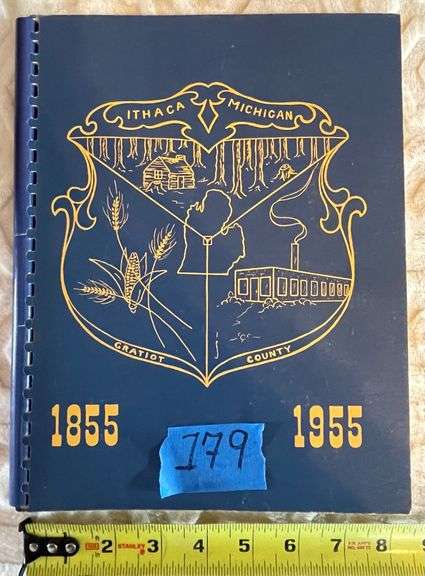 Ithaca Michigan Centennial Book - Sherwood Auctions