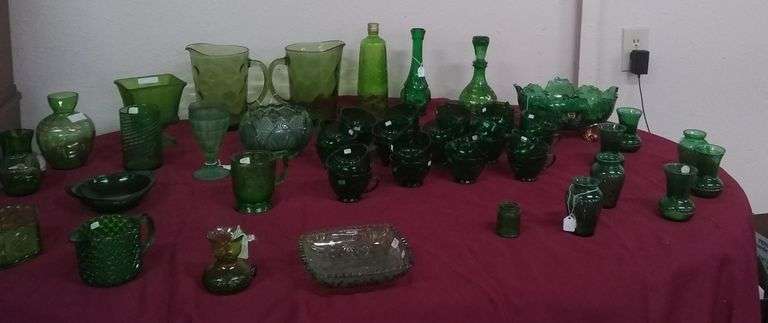 Green Glass Collection - Sherwood Auctions