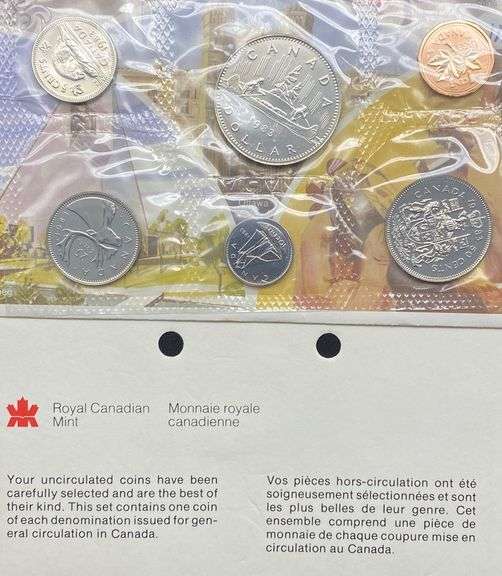 1983 Canada Uncirculated Coin Set - Sherwood Auctions
