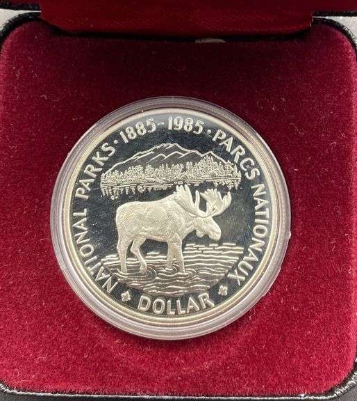 1985 Canada National Parks Dollar Coin - Sherwood Auctions