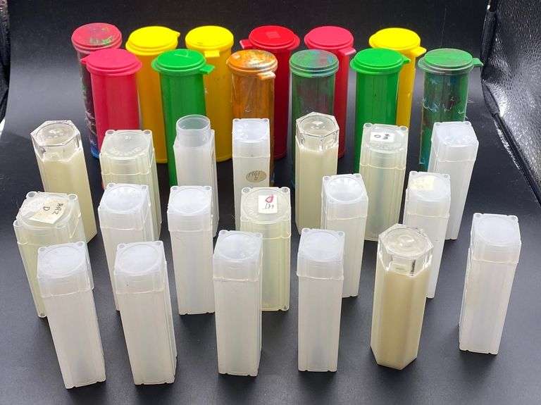 Empty Coin Collecting Tubes - Sherwood Auctions