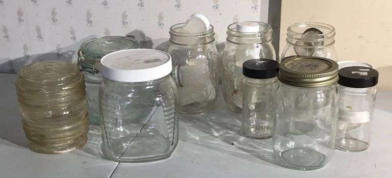 Assorted Glass Jars - Sherwood Auctions
