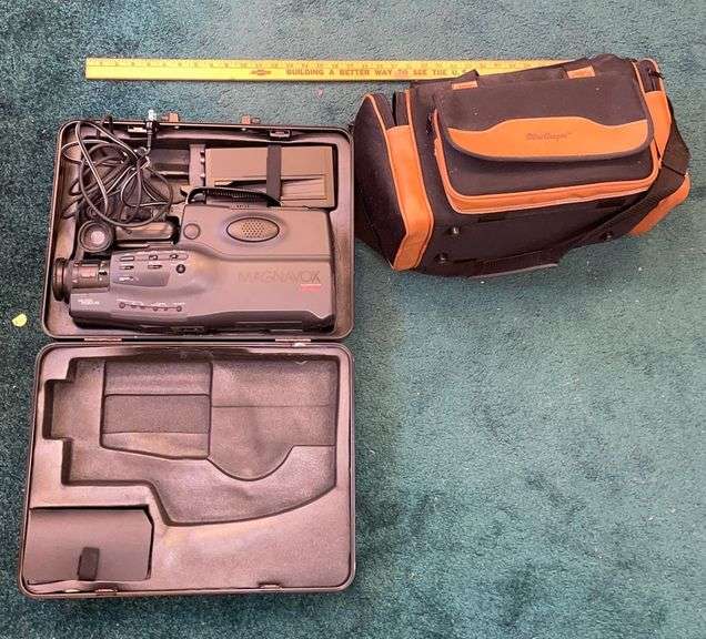 MacGregor Camera Bag + Magnavox Camcorder w/ Case - Sherwood Auctions