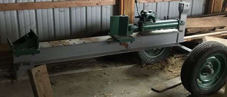 Amish Built Log Spiltter with NO Motor - Sherwood Auctions
