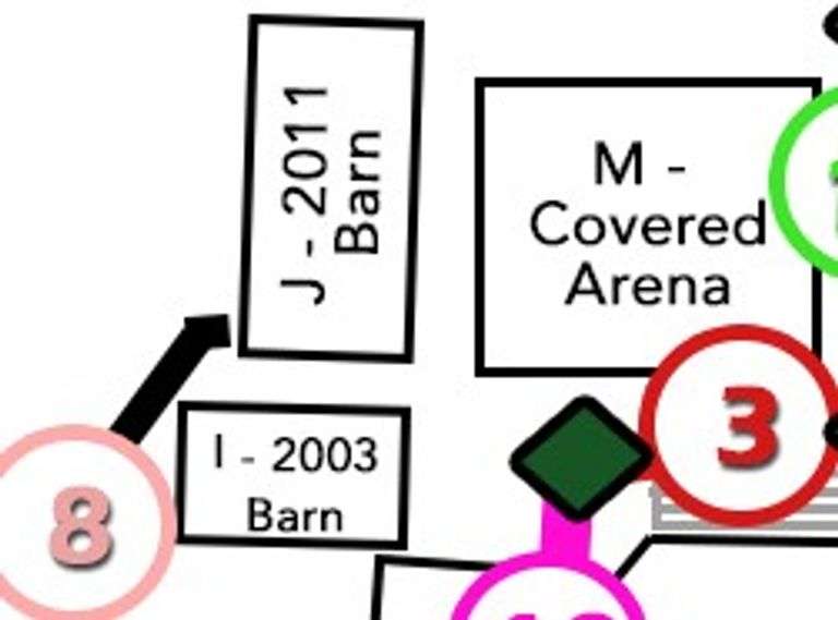 Alley Sign Leading to the Covered Arena - Sherwood Auctions