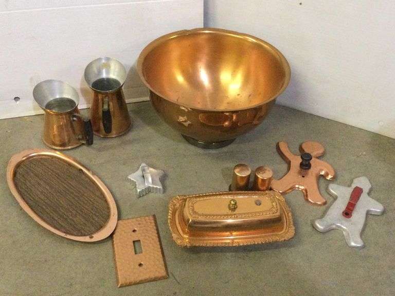 Copper & Tin Items - Sherwood Auctions