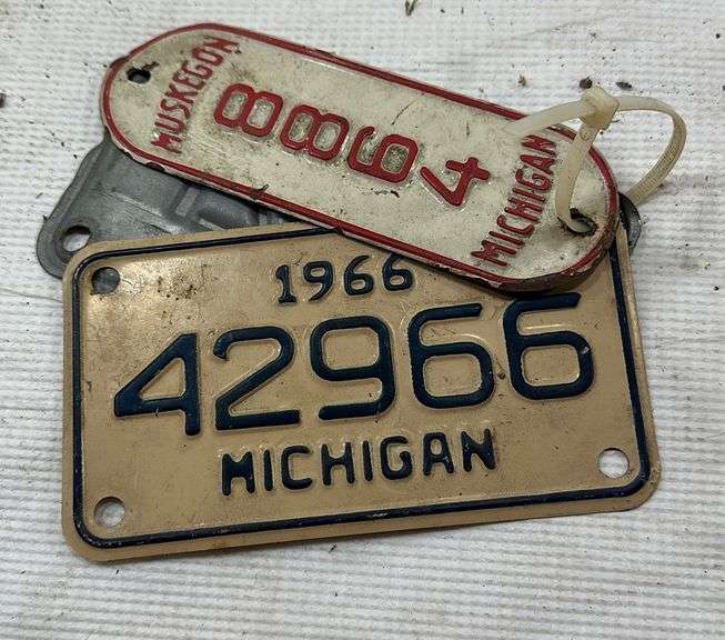 1960s Michigan Plates - Sherwood Auctions