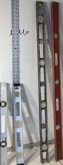 Assorted Metal Levels - Sherwood Auctions