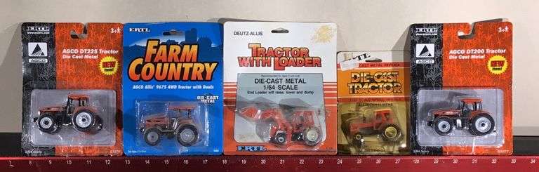 Assorted Ertl Die-Cast 1/64 Agco/Deutz/ Allis-Chalmers Tractors ...