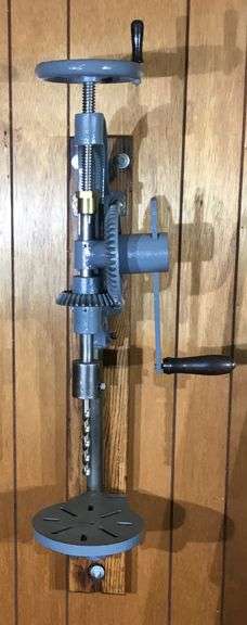Restored Antique Buffalo Forge Co. Wall Mount Drill Press - Sherwood ...
