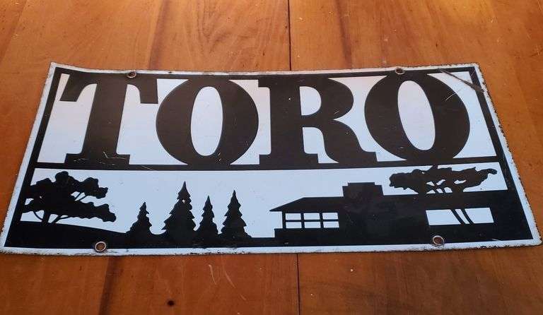 Vintage Toro Sign - Sherwood Auctions