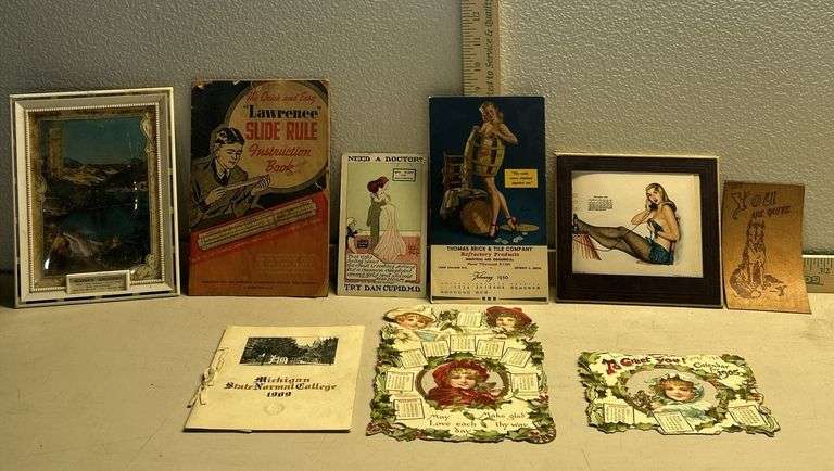 1905 Calendar, 1950 Calendar, and More - Sherwood Auctions