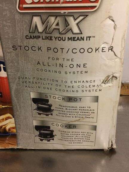 Coleman MAX Stock Pot/Cooker - Sherwood Auctions