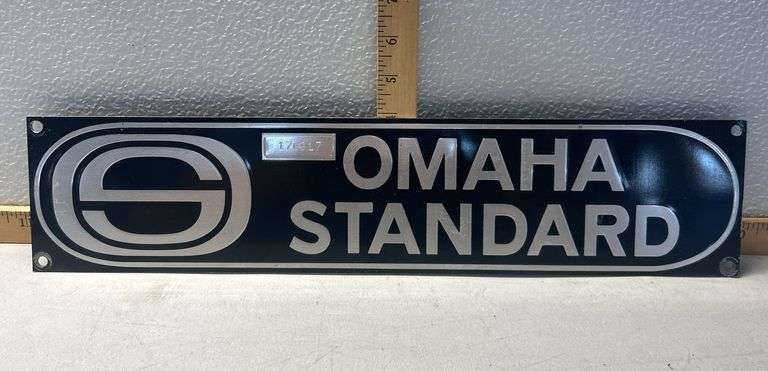 Omaha Standard Sign - Sherwood Auctions