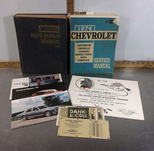 Vintage Auto Manuals and More - Sherwood Auctions