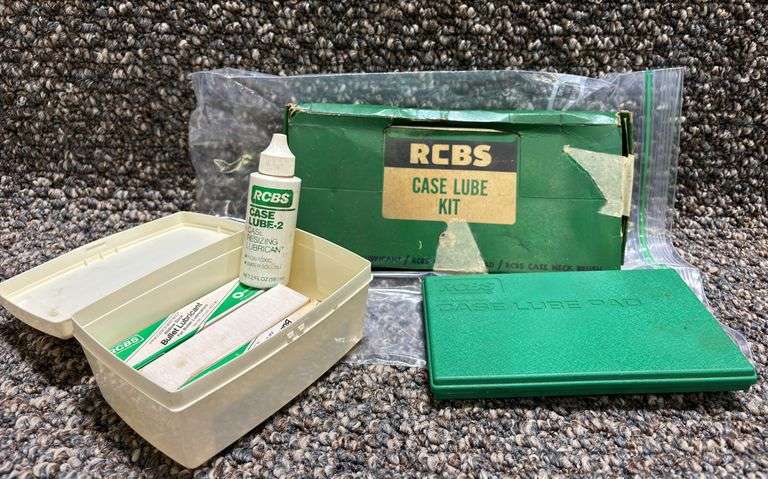 RCBS Case Lube Kit, Lubricant and Case Lune Pad - Sherwood Auctions