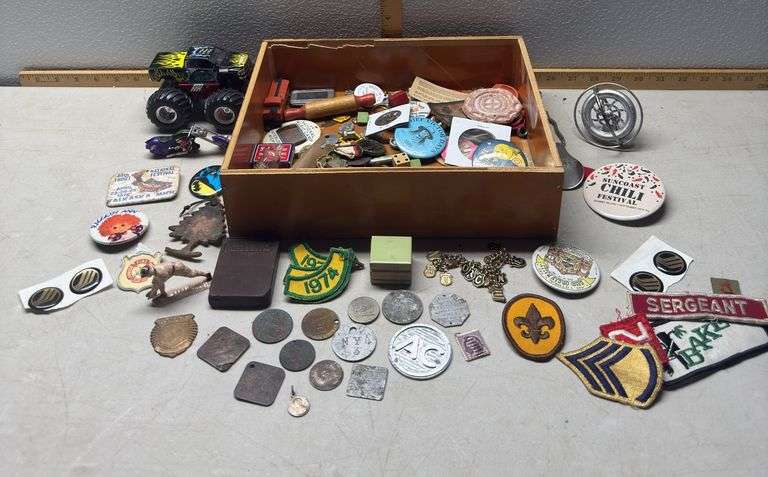 Coins, Boy Scout Patches, Pins & More Collectibles - Sherwood Auctions
