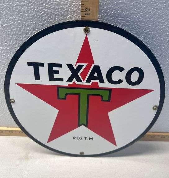 Texaco Metal Sign - Sherwood Auctions