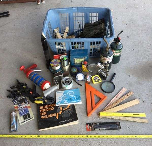 Fishing Line, Measuring Tools, Manuals, Magnifying Glass and More ...