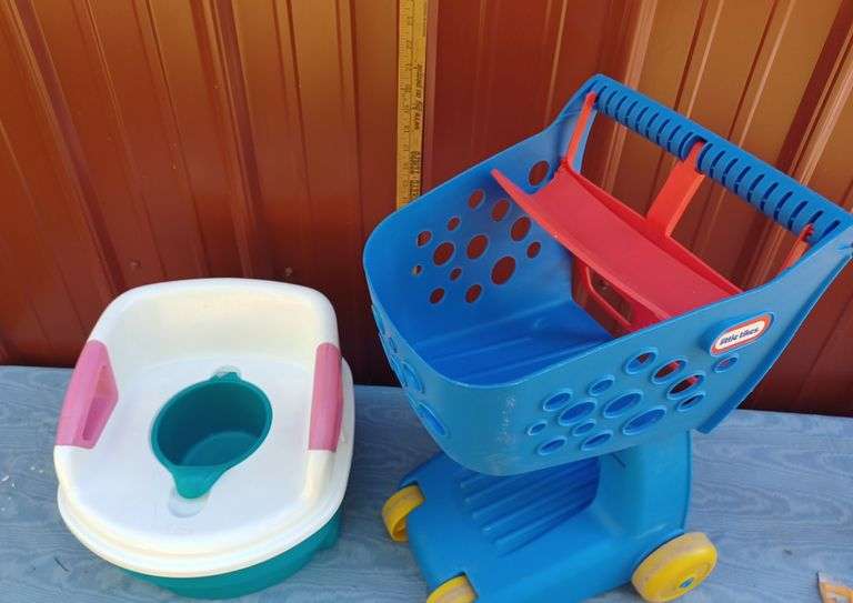 Little Tikes Shopping Cart and Potty Chair - Sherwood Auctions