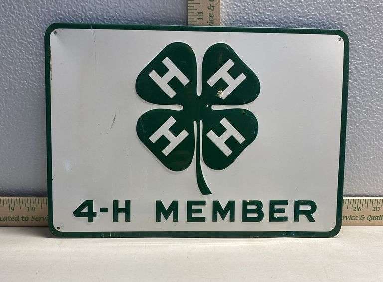 4-H Member Metal Sign - Sherwood Auctions