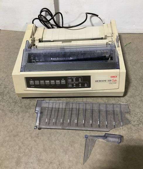 Vintage OKI Microline 320 Turbo 9 Pin Printer ( plastic has damage ...