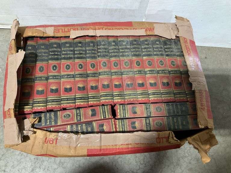 1956 The Illustrated Encyclopedia Complete Set - Sherwood Auctions